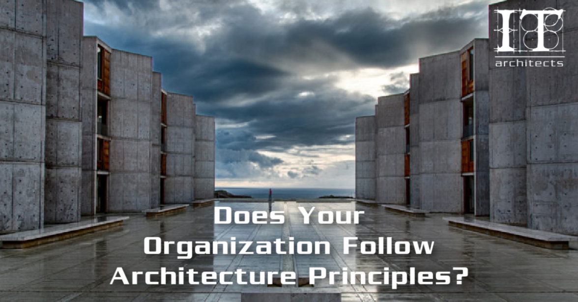 Building an Enterprise Architecture: Principles - IT Architects