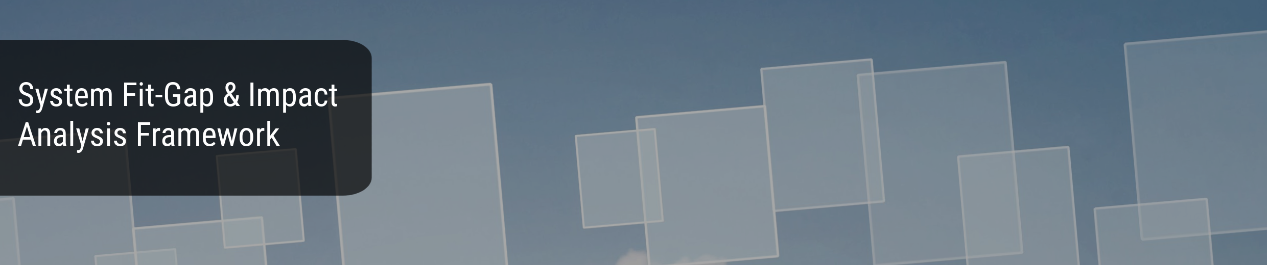 System Fit-Gap & Impact Analysis Framework - IT Architects